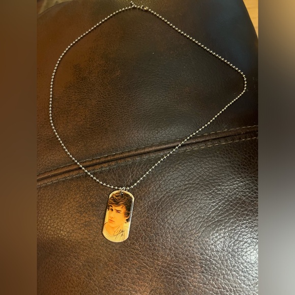 Jewelry | Rare Liam Payne One Direction Dog Tag Chain Necklace | Poshmark